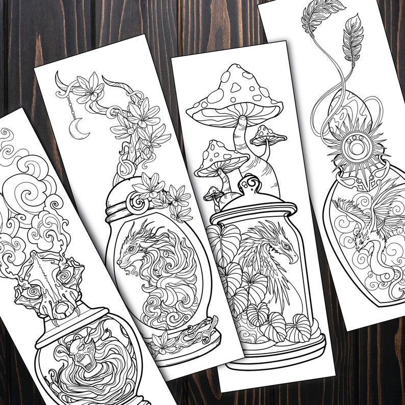 Mystical Magical Creatures in Jars Spells and Elixirs Magical Sorcerers ...