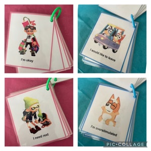 Toilet Training Potty Chart Communication Visual Board Flash Cards ...