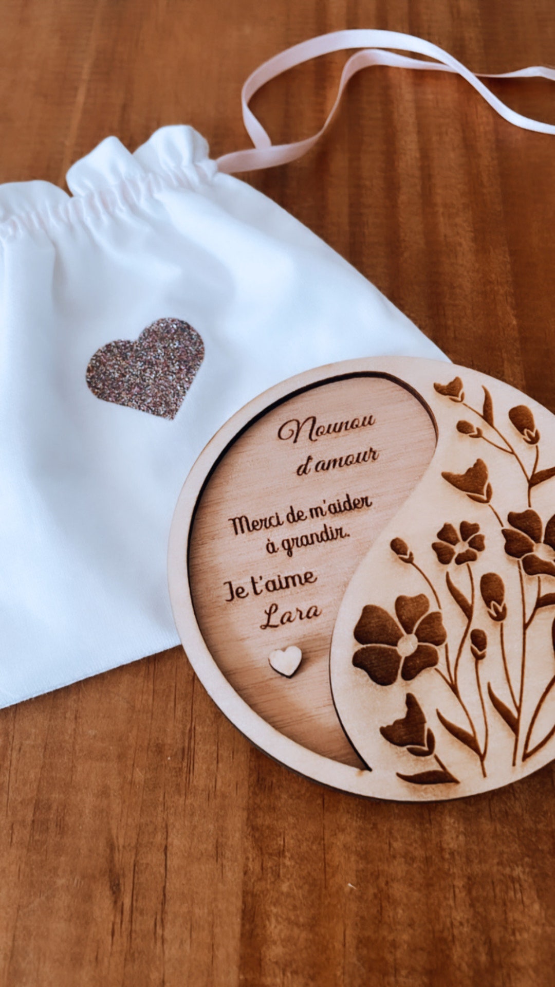 Wooden Magnet Super Nanny Gift Customizable Mistress Aunt Godmother ...