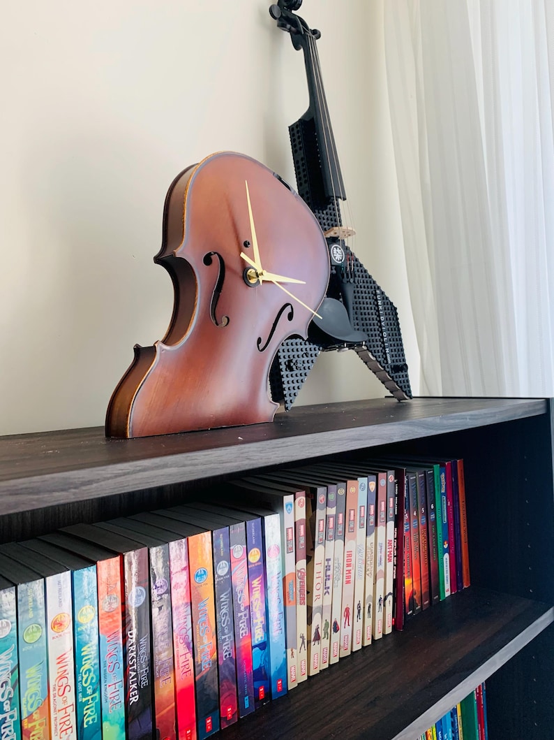 Violin Clock S1 Actual Acoustic Violin Used as Body of the Clock Best ...