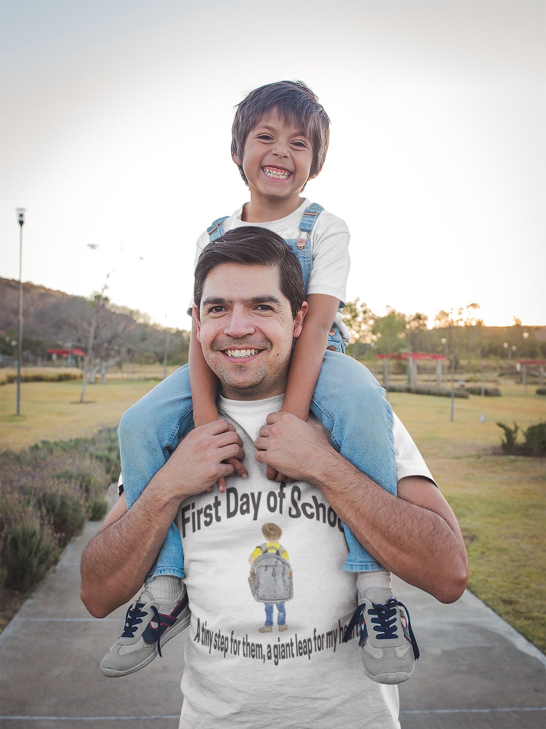 First Day of School T-shirt | Kindergarten Parents | A Tiny Step for ...