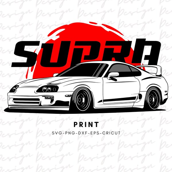 Supra Car Svg - Etsy