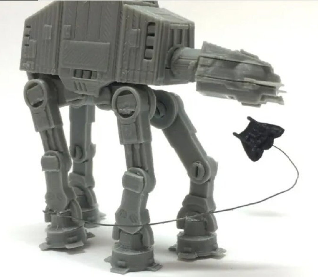 Star Wars AT AT Kit Card Mini Model, Imperial Walker, Kit Card, Gift ...