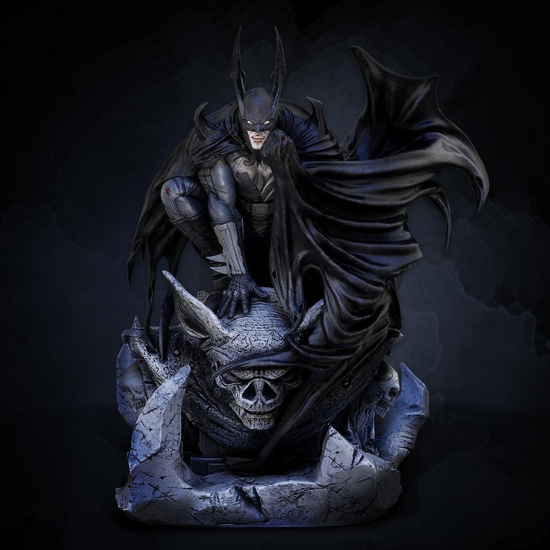 Batman STL File, 3D Model, 3D Print Model, Movie Lover, Action Figure ...