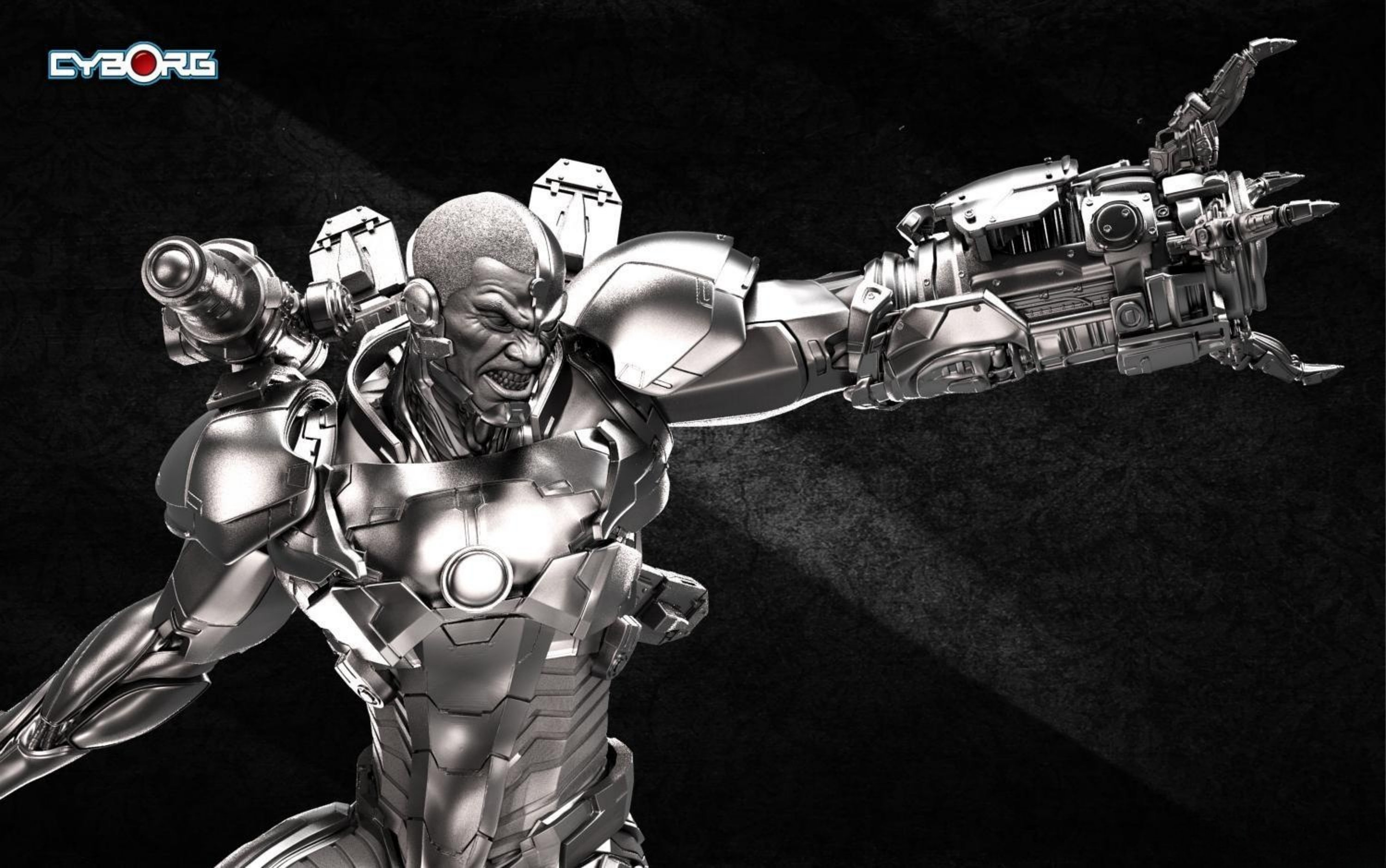 Cyborg STL File, 3D Model, 3D Print Model, Movie Lover, Action Figure ...