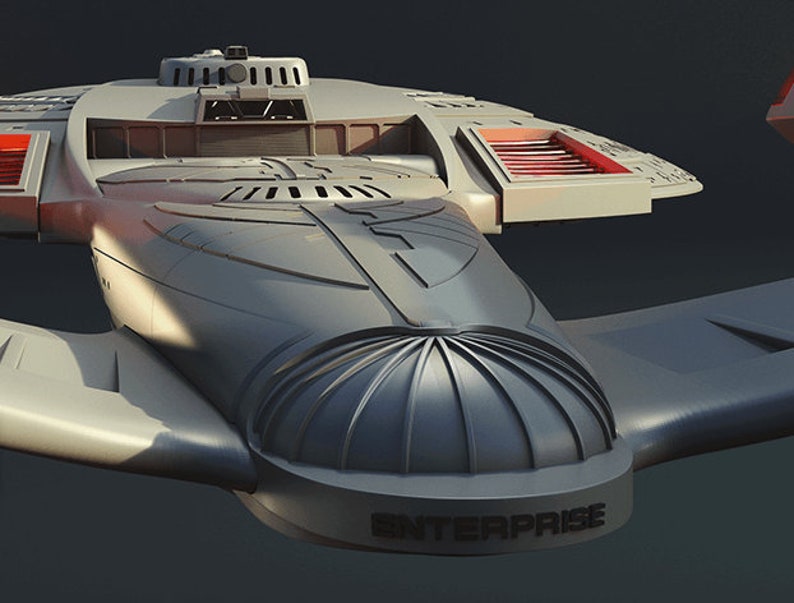 USS Enterprise 1701-E STL File, 3D Model, 3D Print Model, Movie Lover ...