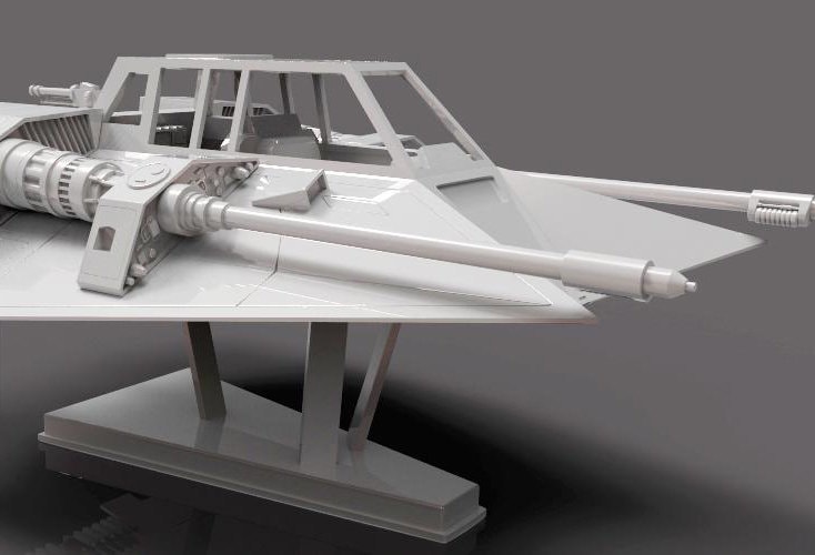 Star Wars T47 Air Speeder STL File, 3D Model, 3D Print Model, Movie ...