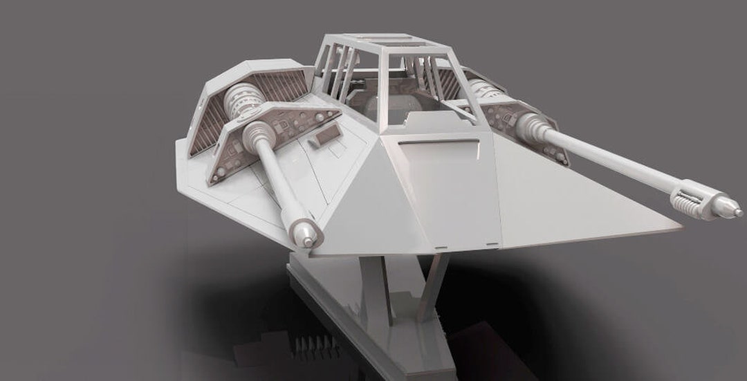 Star Wars T47 Air Speeder STL File, 3D Model, 3D Print Model, Movie ...