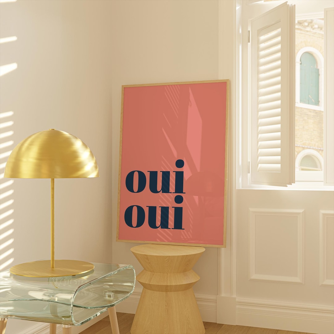 French Poster Aesthetic Wall Art French Quote Poster Digital Download ...