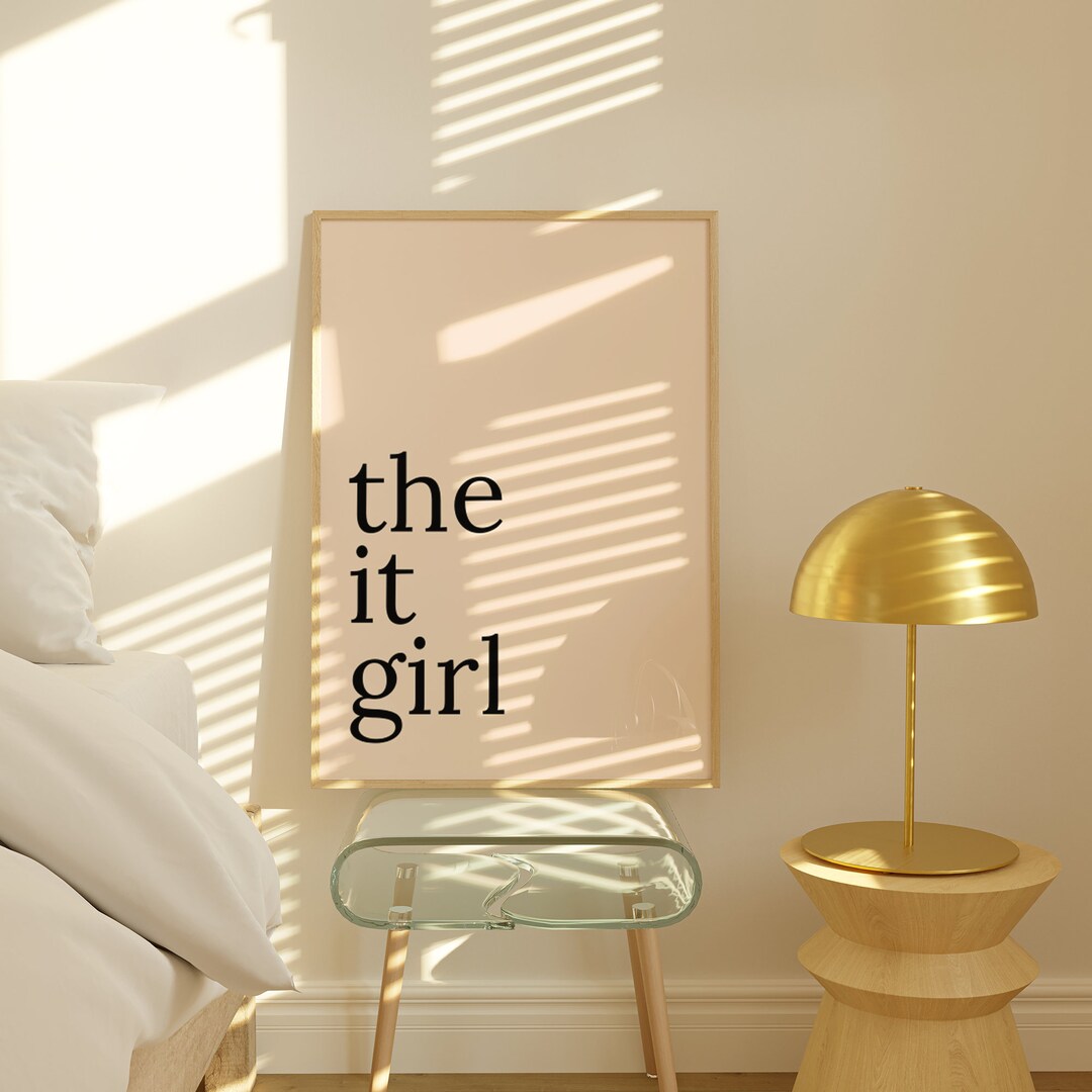 It Girl Poster for Room Aesthetic Poster for Wall Decor Aesthetic Wall ...