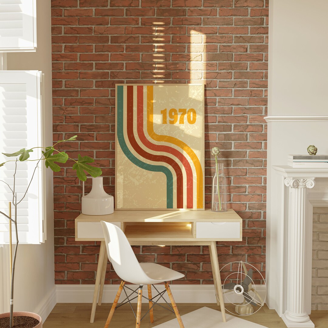 Retro Poster Printable Retro Wall Art Digital Download Retro Aesthetic ...