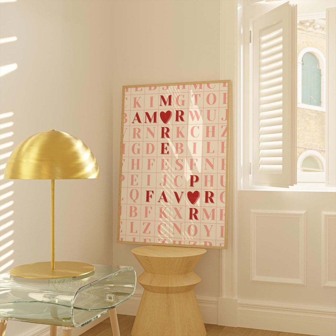 Spanish Quotes Wall Art More Amor Por Favor Poster Printable Wall Art ...