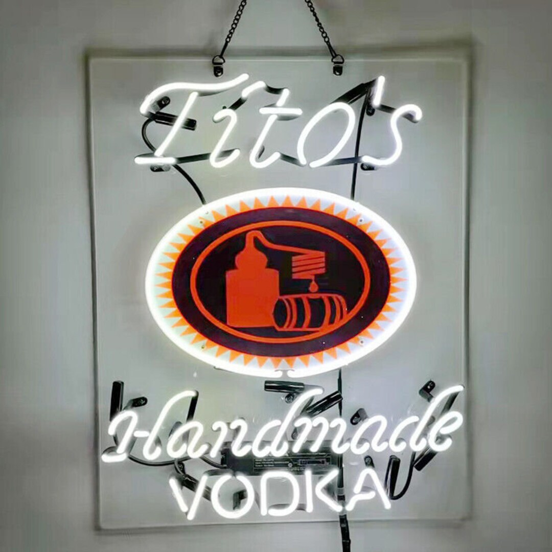 Light up Tito's Handmade Vodka Sign Vintage Style - Etsy