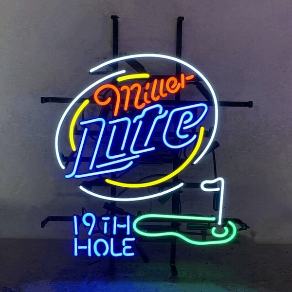 Miller Lite Neon Sign - Etsy
