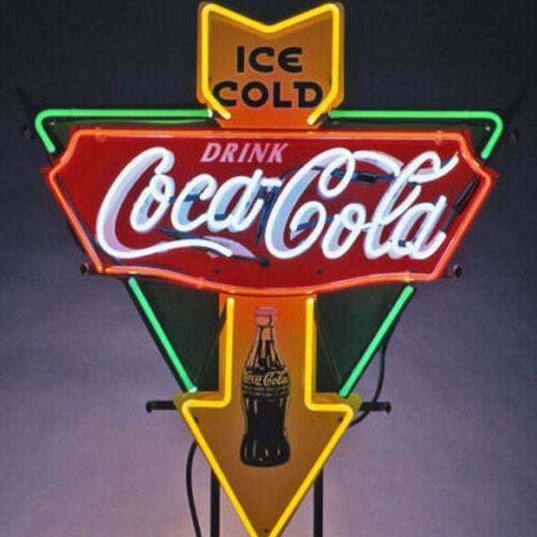 Light up Coca Cola Sign - Etsy