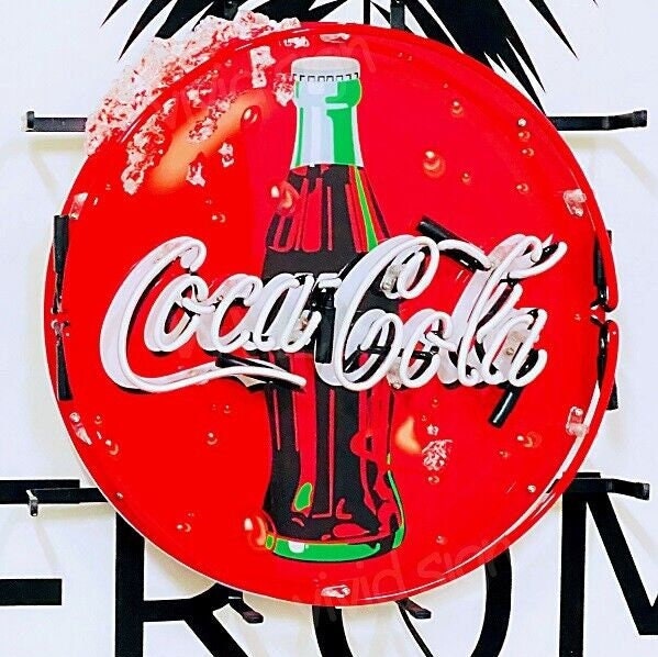 Light up Coca Cola Coke Bottle Sign Vintage Style Handmade - Etsy