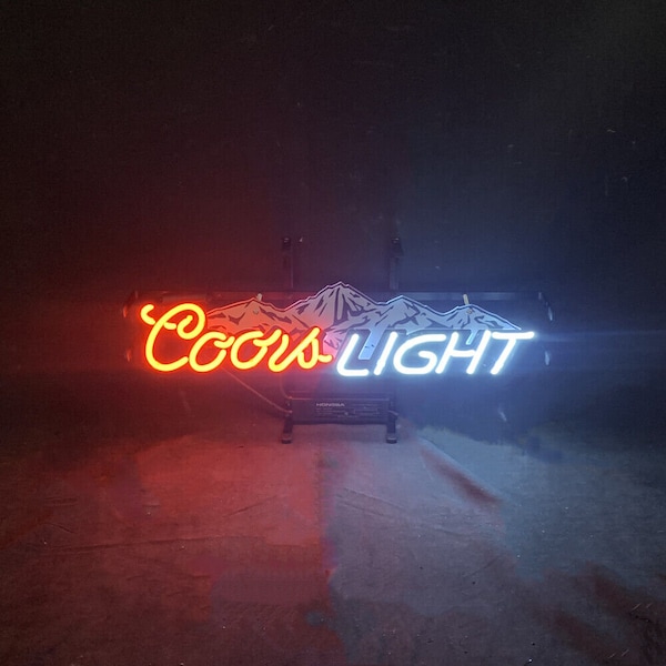 Coors Light Neon Sign - Etsy
