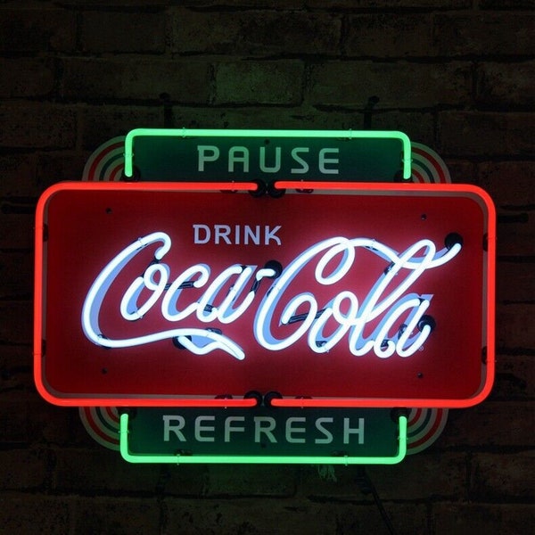 Light up Coca Cola Sign - Etsy