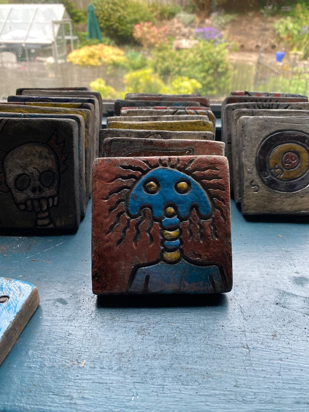 Hand Made Ceramic Raku Tile - Etsy
