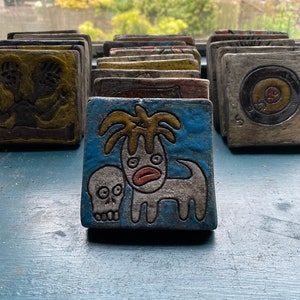 Hand Made Ceramic Raku Tile - Etsy