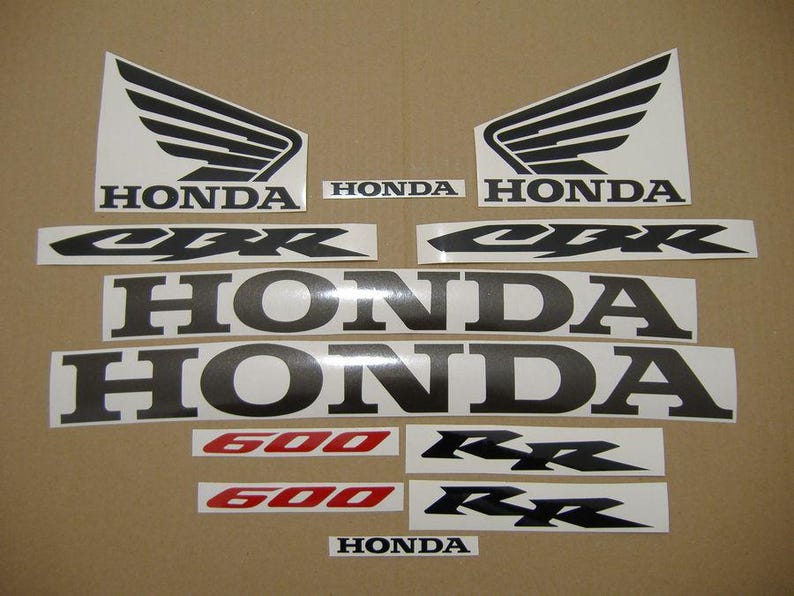 CBR 600RR 2003 Complete Aftermarket Replica Decals Set Stickers Kit ...