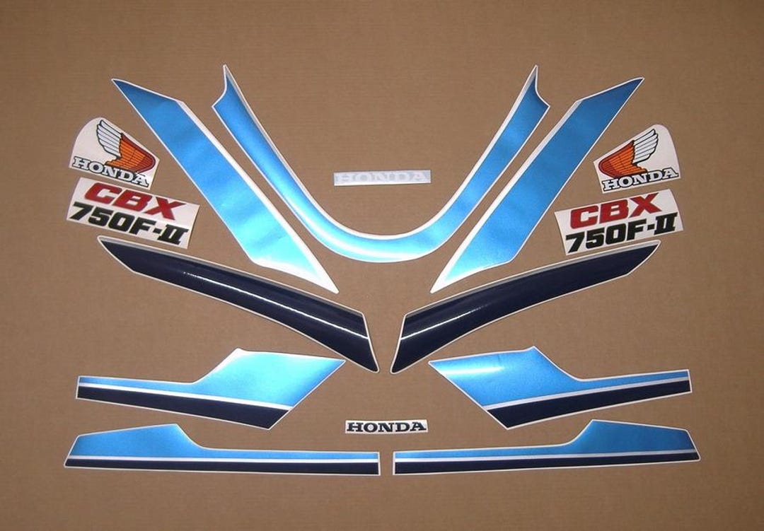 CBX 750F-2 1986-1987 Aftermarket Replica Decals Kit Stickers Set ...