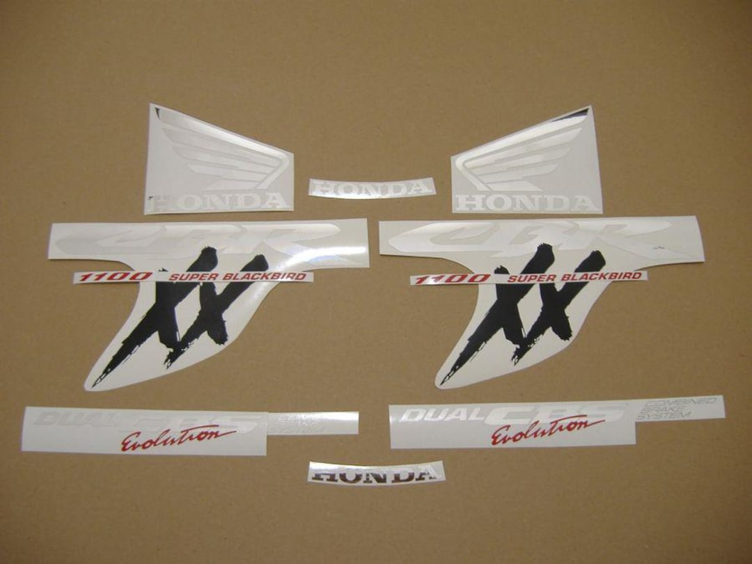 CBR 1100XX Super Blackbird 1997-2000 Full Aftermarket Replica Decals ...
