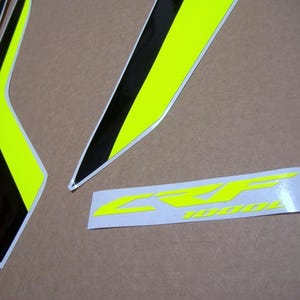 CRF 1000L Africa Twin 2015 Custom Neon Fluo Yellow Black Decals Set ...