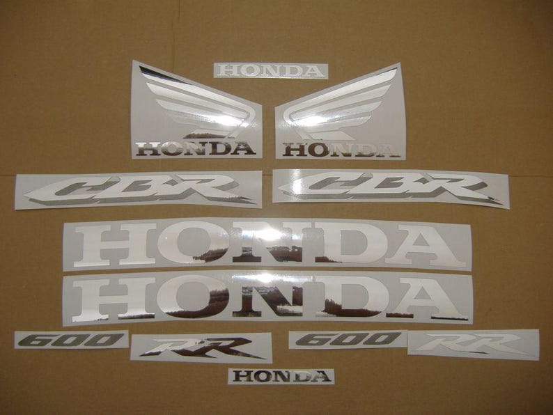 CBR 600RR 2006-2008 Complete Aftermarket Replica Decals Set Stickers ...