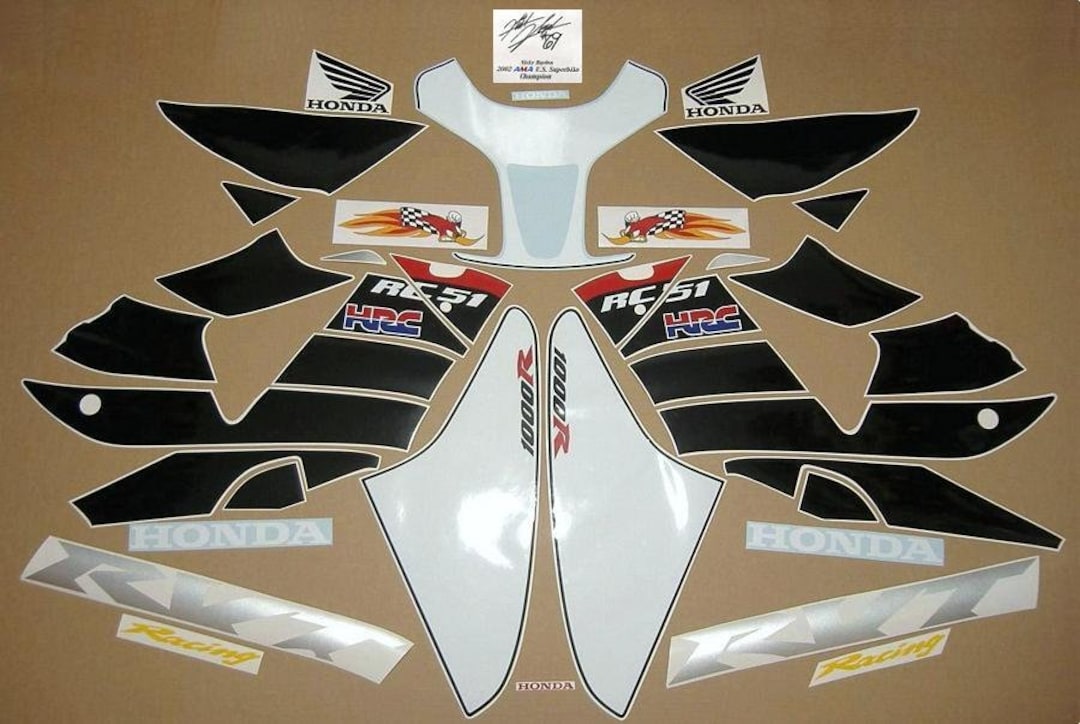Rvt 1000r 2004 Complete Replica Decals Set Stickers Kit Graphics ...