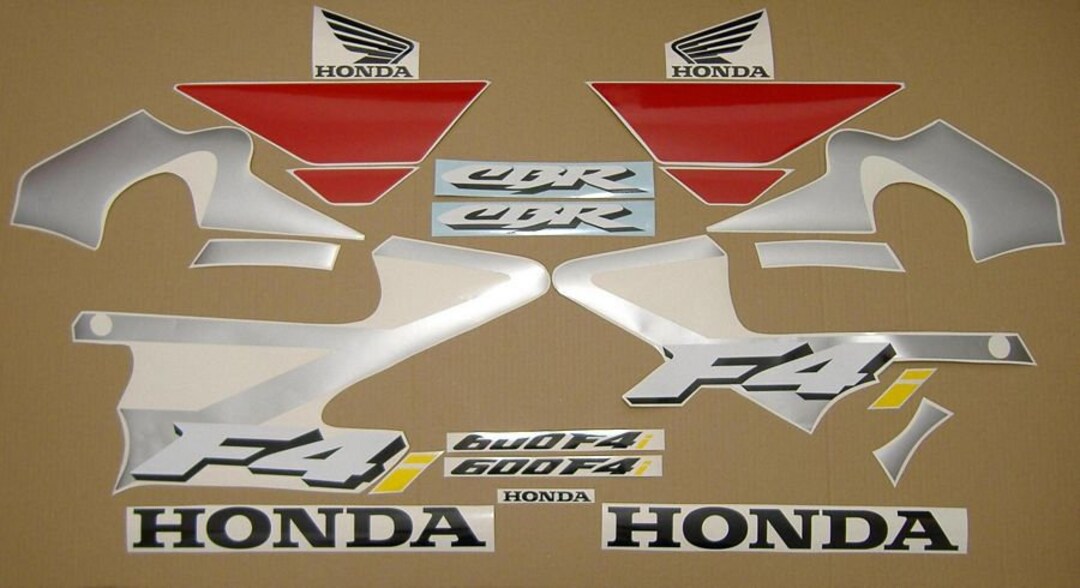 CBR 600 F4i 2004-2005 Complete Aftermarket Replica Decals Set Stickers ...