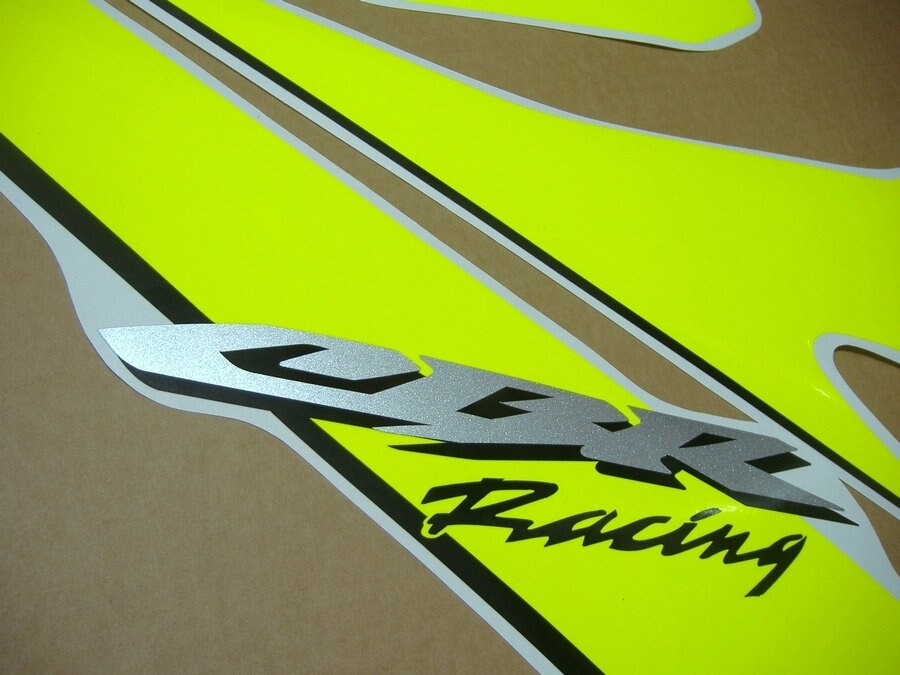 CBR 1000RR Fireblade 2006 2007 Custom Neon Fluo Yellow Signal Gelb ...