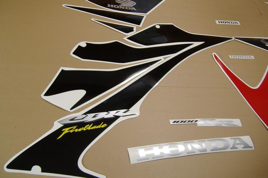 Cbr 1000rr Fireblade 2006 2007 Full Aftermarket Replica Decals Kit ...