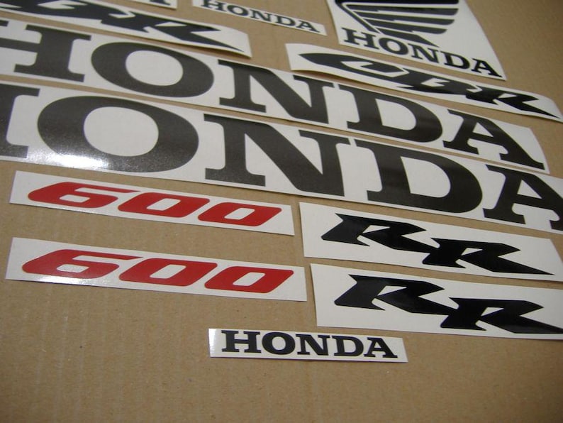 CBR 600RR 2003 Complete Aftermarket Replica Decals Set Stickers Kit ...