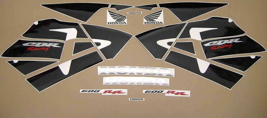 Cbr 600rr 2005 Complete Aftermarket Replica Decals Set Stickers Kit ...