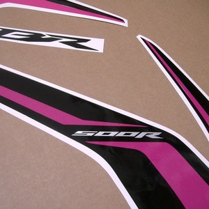 CBR 500R 2020 2021 Full Custom Hot Pink or Teal Green Decals Set ...