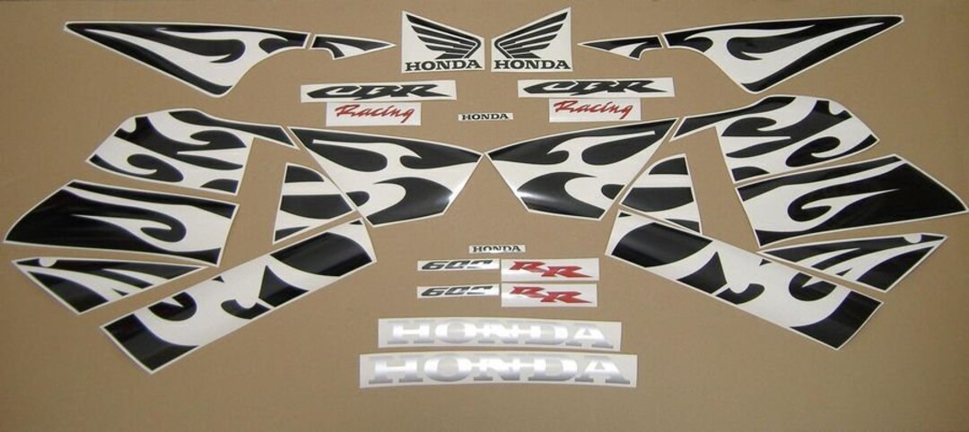 Cbr 600rr 2005 2006 Complete Aftermarket Replica Decals Set Stickers ...