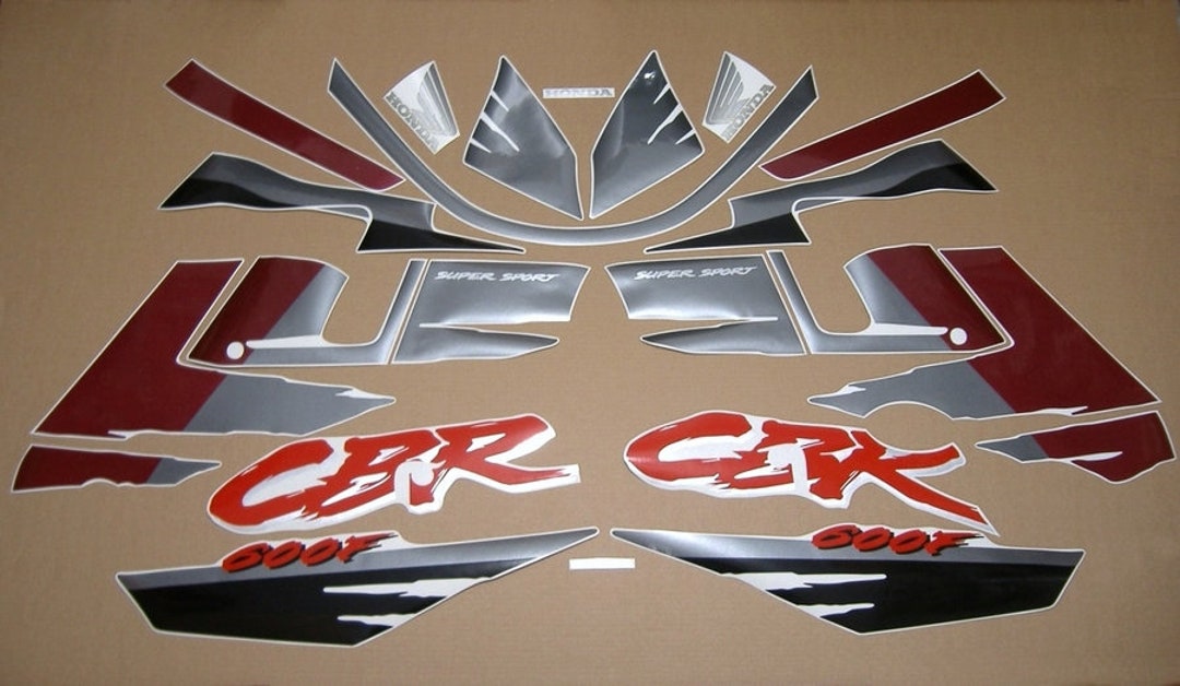 CBR 600f F2 1994 Complete Aftermarket Replica Decals Set Stickers Kit ...