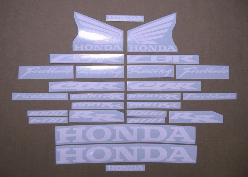 600RR / 1000RR Complete Custom Aftermarket Decals Set Stickers Kit Pink ...