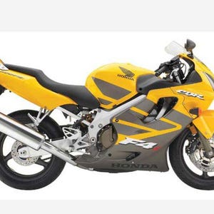 CBR 600 F4i 2004-2005 Complete Aftermarket Replica Decals Set Stickers ...