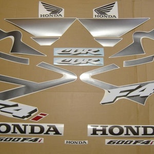CBR 600 F4i 2004 2005 Complete Aftermarket Replica Decals Set Stickers ...
