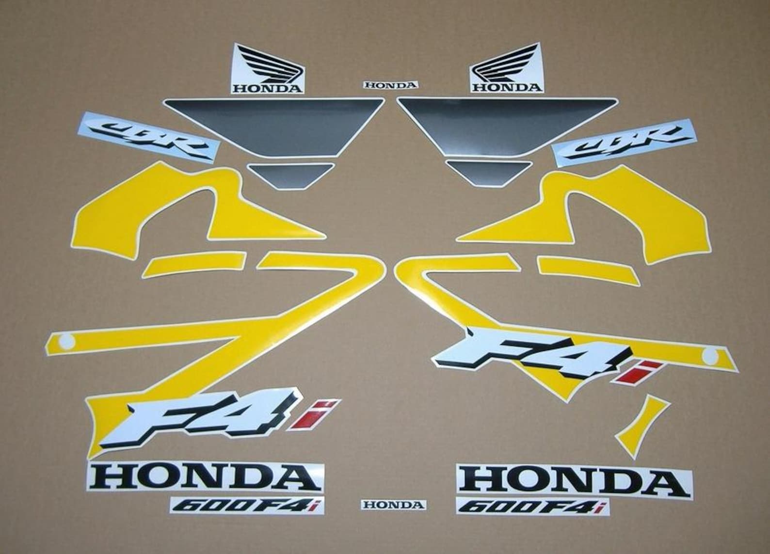 CBR 600 F4i 2004-2005 Complete Aftermarket Replica Decals Set Stickers ...