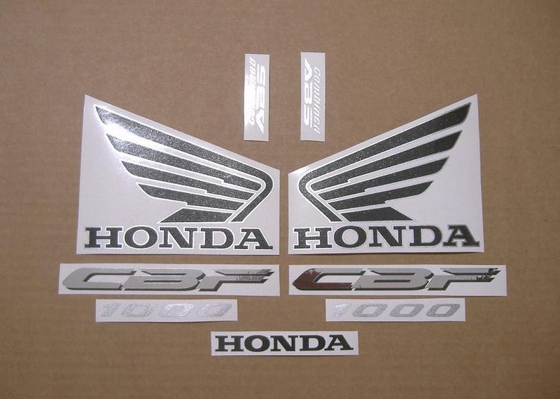 CBF 1000 2006-2009 Full Aftermarket Replica Decals Kit Complete ...