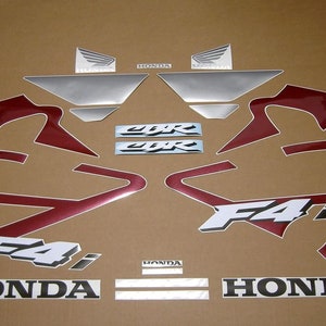 CBR 600 F4i 2004 2005 Complete Aftermarket Replica Decals Set Stickers ...