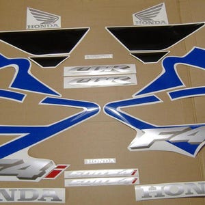 CBR 600 F4i 2004-2005 Complete Aftermarket Replica Decals Set Stickers ...
