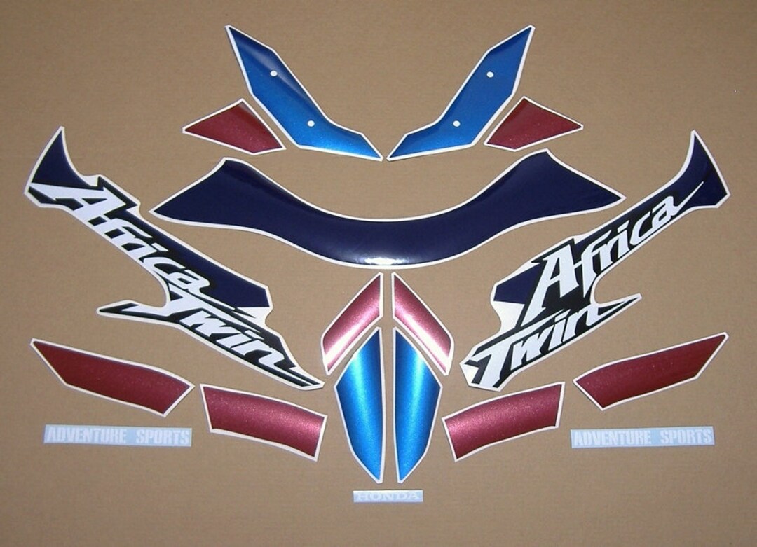 CRF 1000L 2018 2019 Afriac Twin Aftermarket Replica Decals Kit Stickers ...