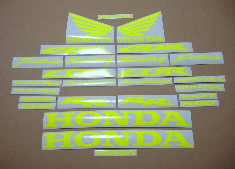 600RR / 1000RR Full Custom Aftermarket Decals Set Stickers Kit ...
