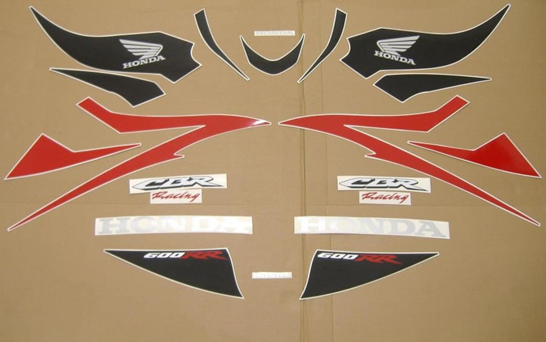 Cbr 600rr 2007 Full Aftermarket Replica Decals Set Stickers Kit ...