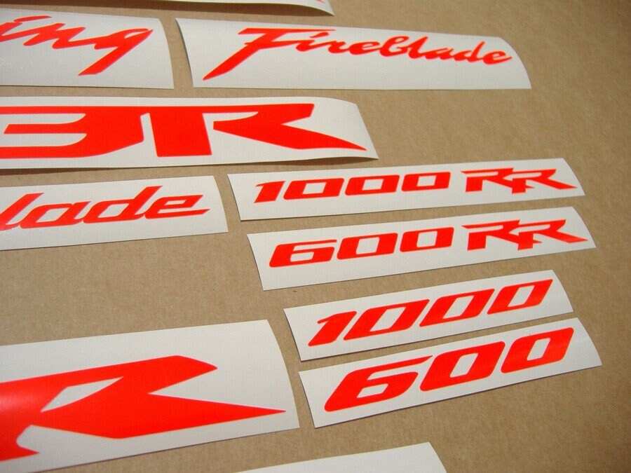 600RR / 1000RR Full Custom Aftermarket Decals Set Stickers Kit ...