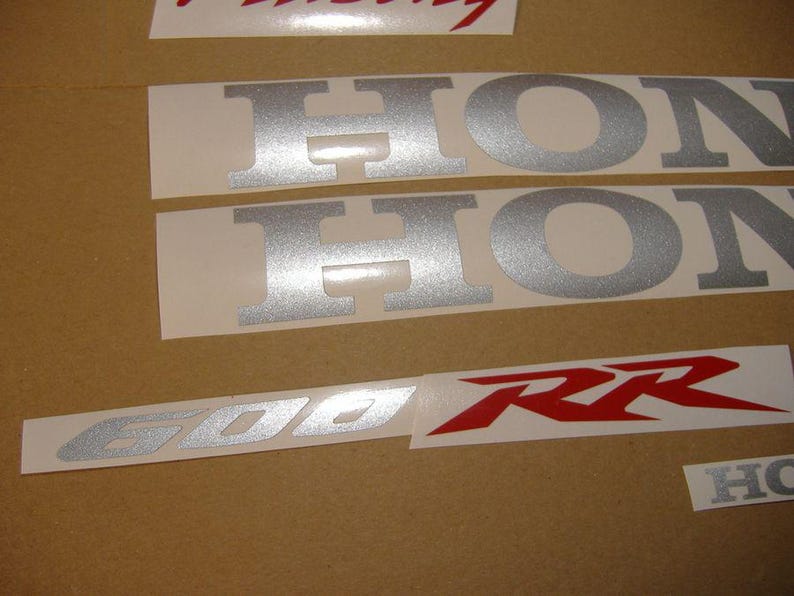 CBR 600RR 2006-2008 Complete Aftermarket Replica Decals Set Stickers ...